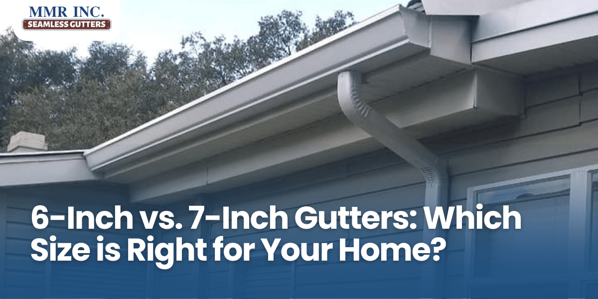 6-Inch vs. 7-Inch Gutters: Which Size is Right for Your Home?
